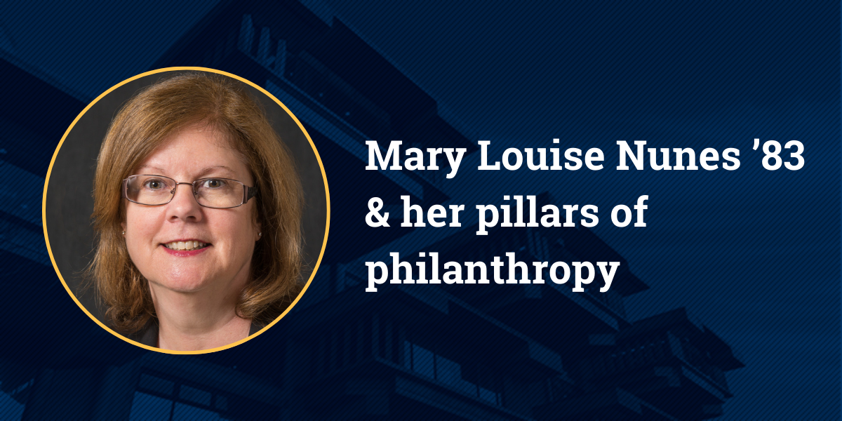 Alumni: Mary Louise Nunes ’83 and her pillars of philanthropy | UMass ...