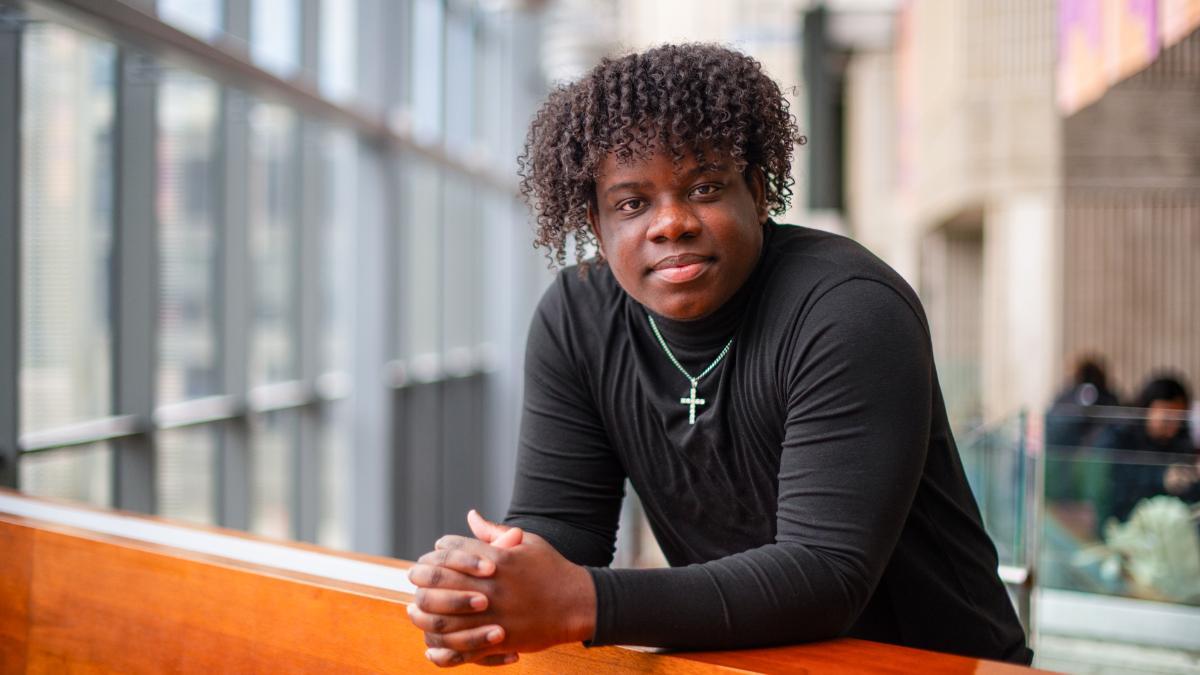 2024: Clivens Joseph '24, '25: Charged with creativity, grounded in excellence | UMass Dartmouth ...