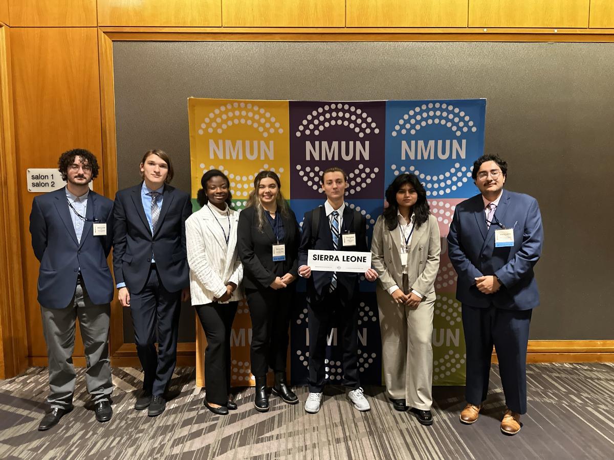 2025: Model United Nations briefing with Sierra Leone embassy leads to honorable mention award ...